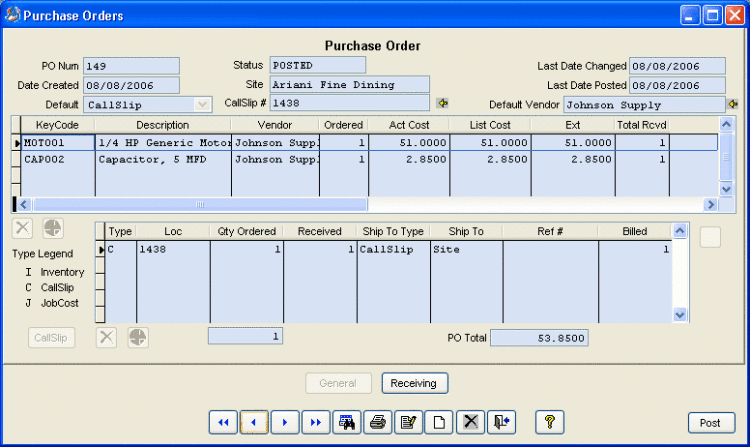 Purchase Orders - Acowin